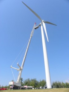 Terex AC 500-2 Assists with Wind Turbine Work - All Things Cranes